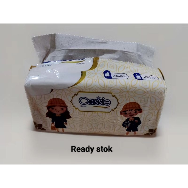 Jual Tisu Fasial Cassie Brown 500sheet/TISSUE CASSIE BROWN 500 SHEET ...