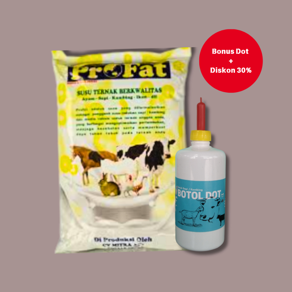 Jual SUSU PROFAT PLUS BOTOL DOT KAMBING DAN SAPI | Shopee Indonesia