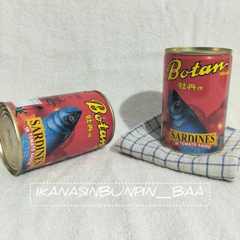 Jual IKAN SARDEN KALENG SARDEN BOTAN MALAYSIA (425gr) | Shopee Indonesia