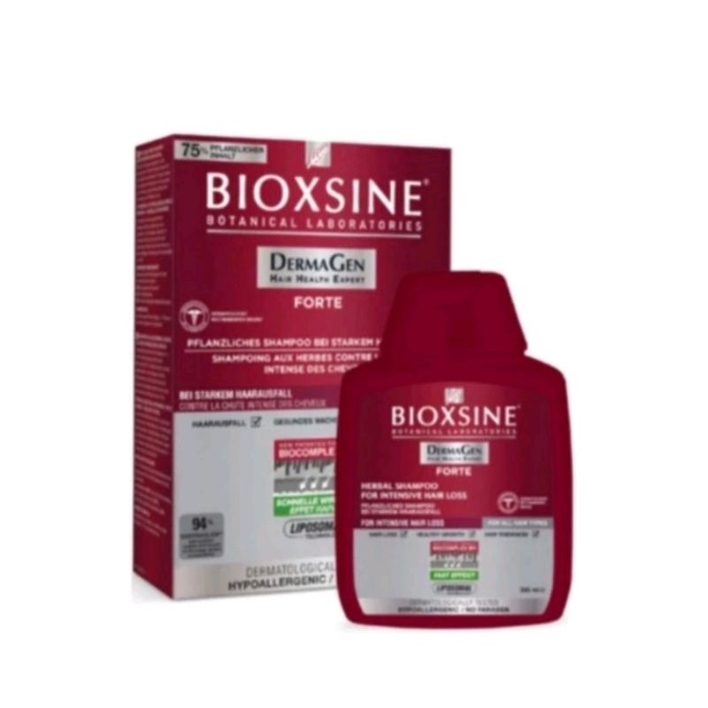 Jual Bioxsine forte dermagen botanical herbal shampo anti rambut rontok ...