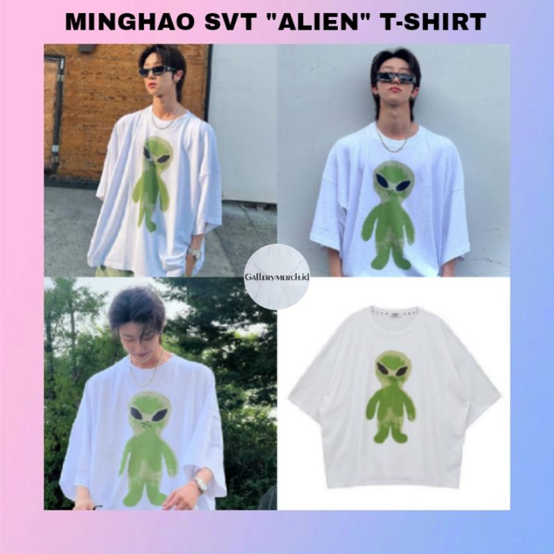 Jual MINGHAO THE8 SVT "ALIEN" T-SHIRT | Shopee Indonesia