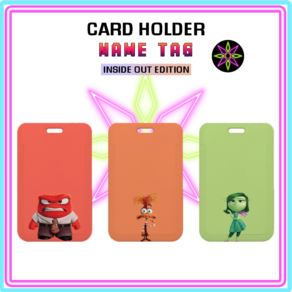 Jual Hikari Print ID Card Holder Inside Out Edition Nametag Tanpa Tali ...