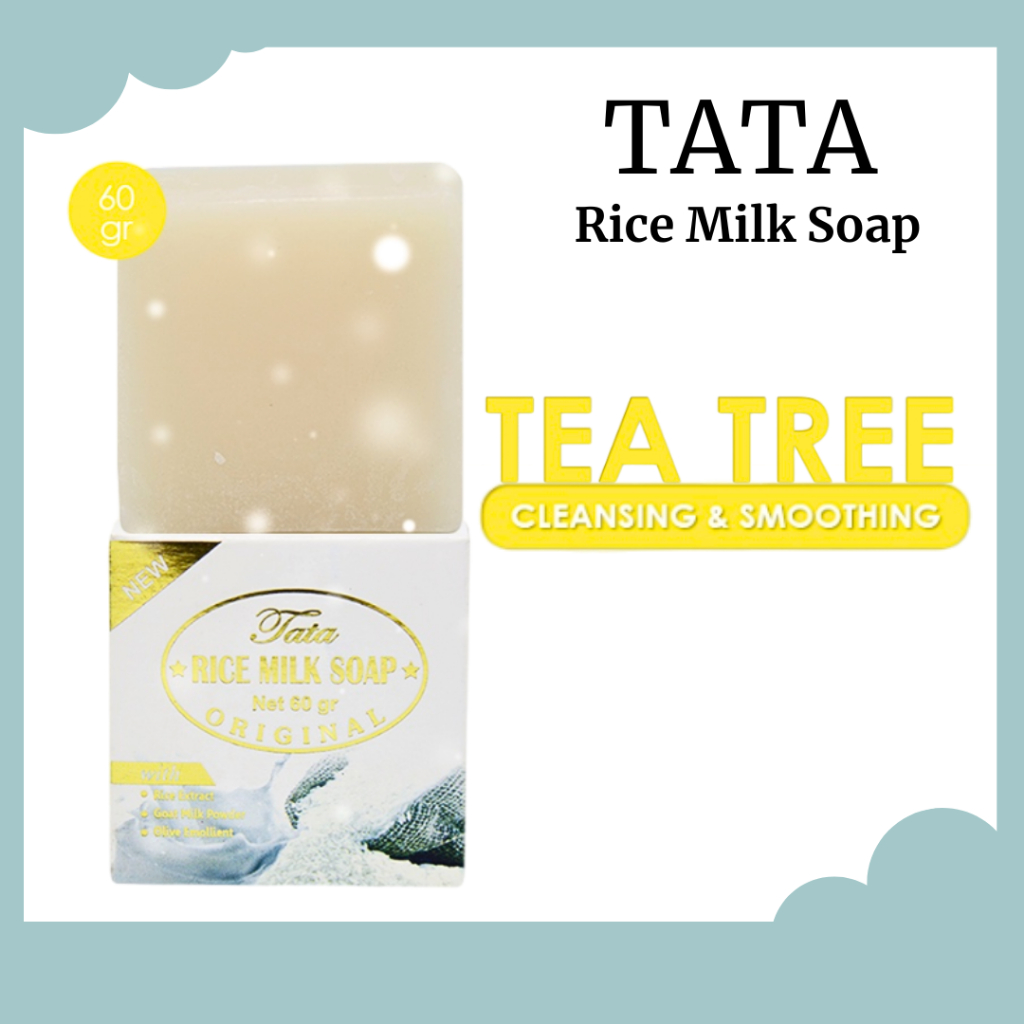 Jual Tata Rice Milk Soap/Sabun Beras/Sabun Susu 60gr | Shopee Indonesia