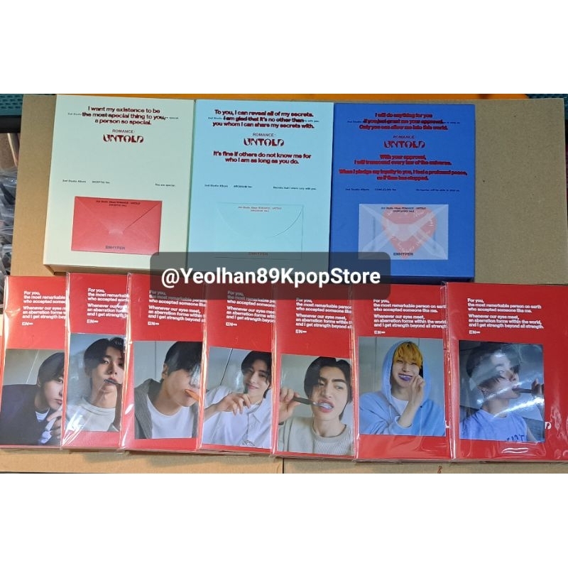 Jual [READY STOCK ALBUM NO PC] ENHYPEN ROMANCE UNTOLD Unsealed ...