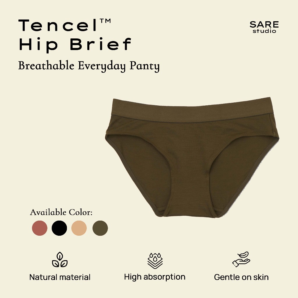 Jual Celana Dalam Wanita Tencel Modal | SARE Underwear studio LOBI Hipster Brief Panty | Shopee ...