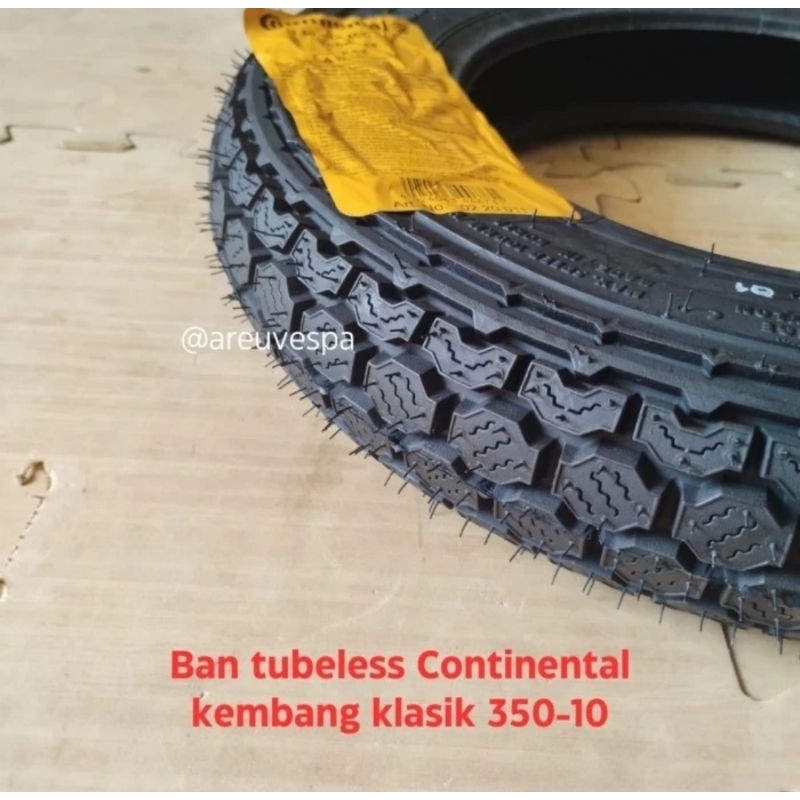 Jual Ban tubeless Continental K62 350-10 klasik utk Sprint, PX dkk ...