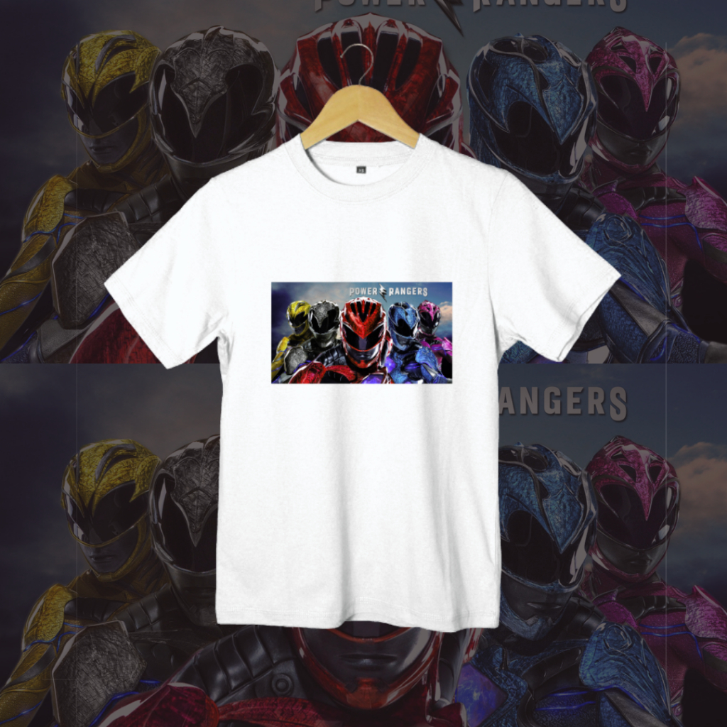 Jual Kaos Power Rangers Kaos Mighty Morphin Kaos Zyuranger Kaos Kyoryu ...