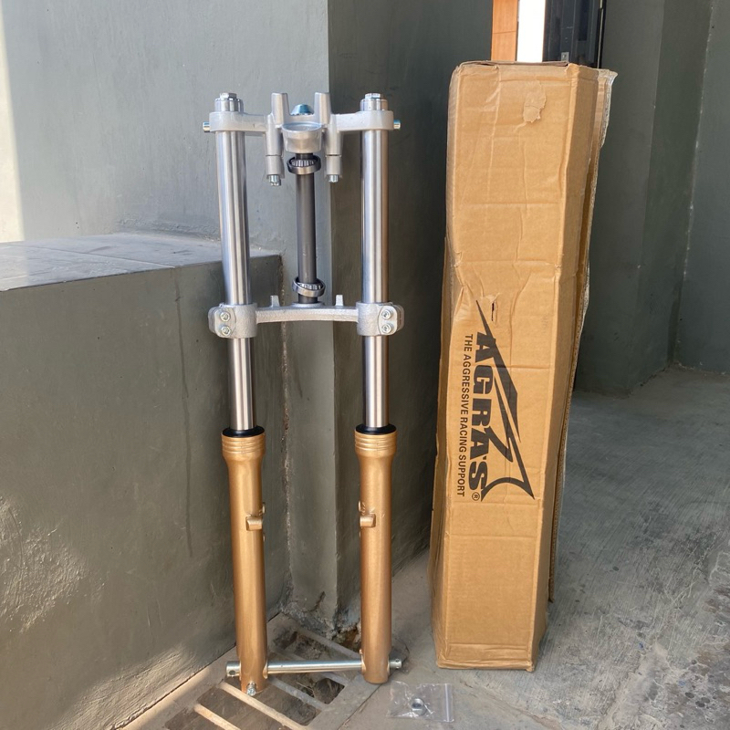 Jual SHOCK SKOK SOK DEPAN NINJA RR FULLSET PNP HONDA MERK AGRAS NINJA ...