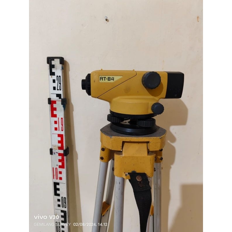 Jual Auto Level Topcon AT-B4 / Waterpass Automatic Level Topcon AT-B4 Bekas Lengkap Bergaransi ...
