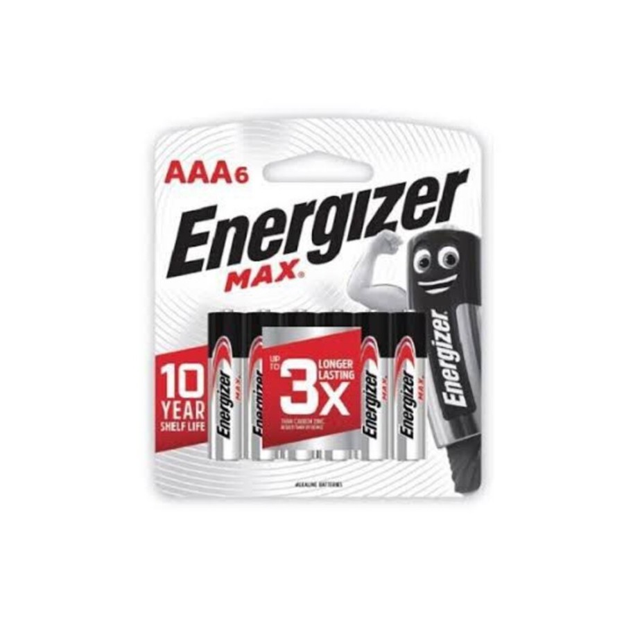 Jual Baterai Energizer Max AAA A3 Isi 6 Baterry Alkaline 1 Box Isi ...