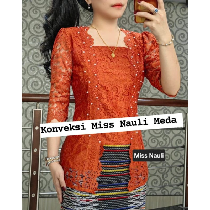 Jual Atasan Brokat - Kebaya Kartini Modern - Kebaya Batak Modern Payet - Blus Pesta Batak by ...
