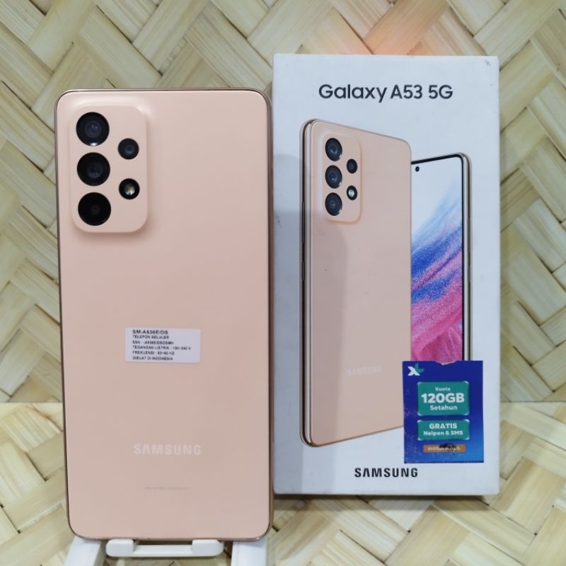 Jual Samsung A53 5G 8/256GB 8/128GB Handphone second fullset original ...