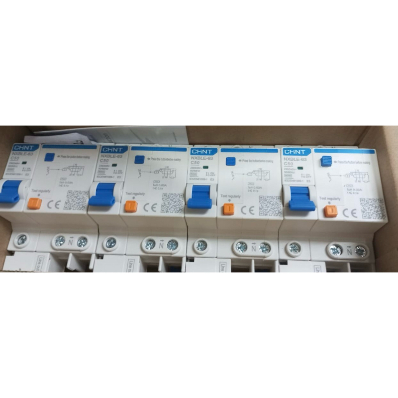 Jual ELCB CHINT 1 Phase 50A RCBO 50A 1P+N 30mA 6kA Tipe NXBLE-63 1P+N c50 30mA 6kA | Shopee ...