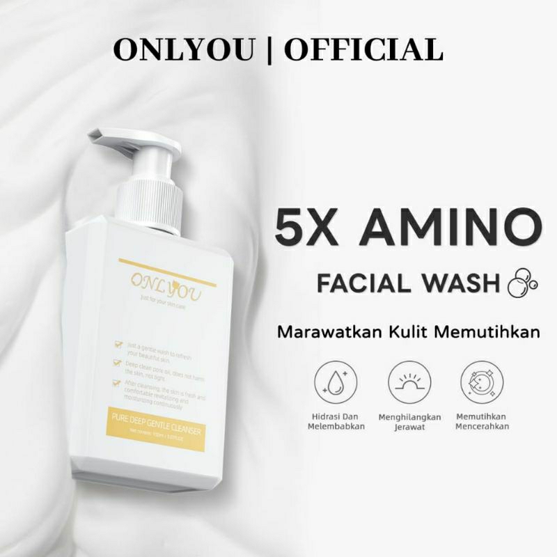 Jual ONLYOU Facial wash Amini Low PH Cleanser For Sensitif Skin 150ml ...