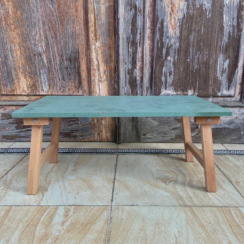 Jual MEJA LIPAT | MDF x Mahoni | (Unfinished) | Shopee Indonesia