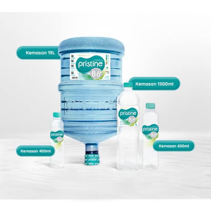 Jual PRISTINE - AIR MINERAL KEMASAN GALON 19 LITER | Shopee Indonesia