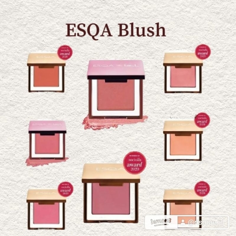 Jual [NEW] ESQA BLUSH BLUSH ON | Shopee Indonesia