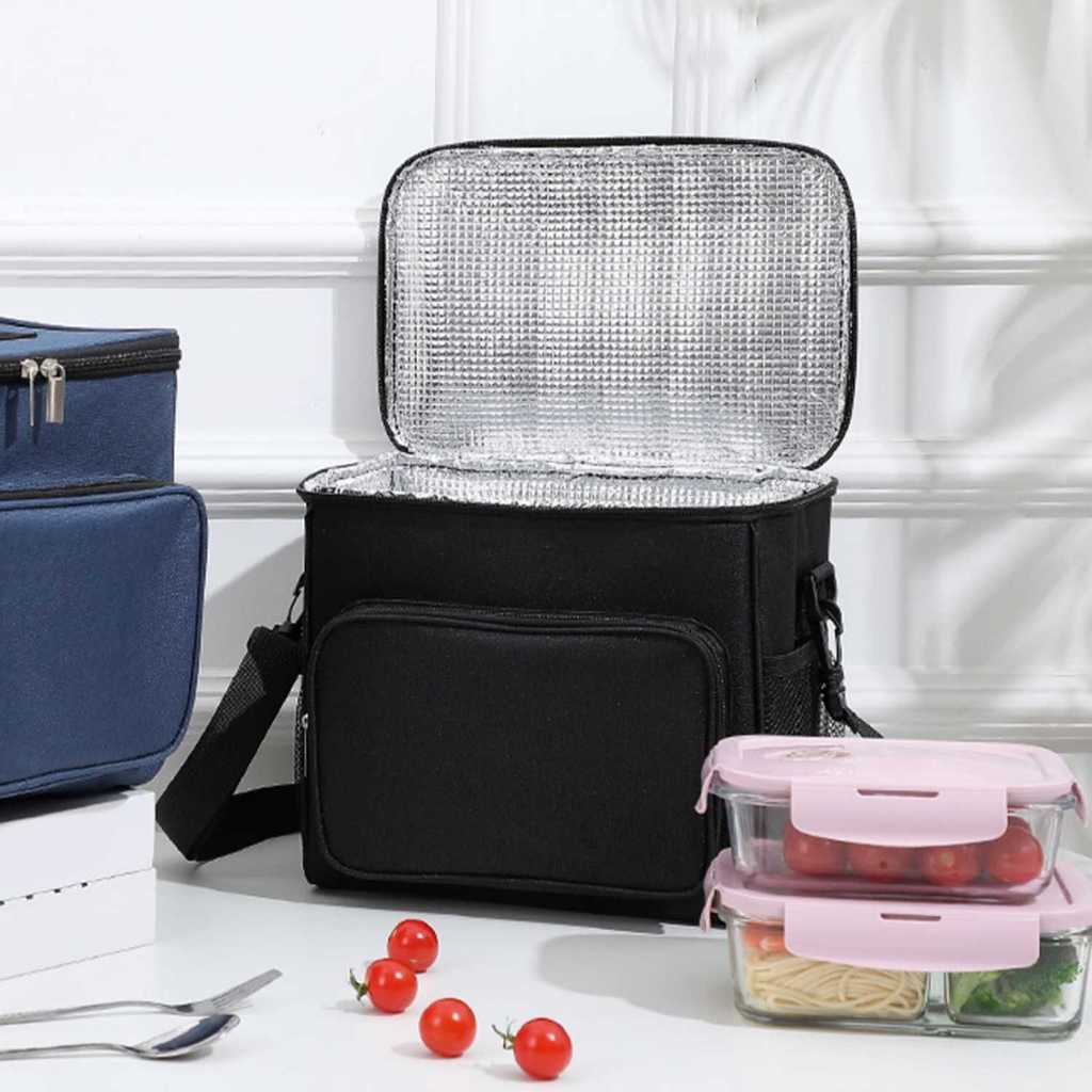 Jual Tas Bekal Tali Selempang Tahan Panas Dingin Lama Insulated Cooler ...