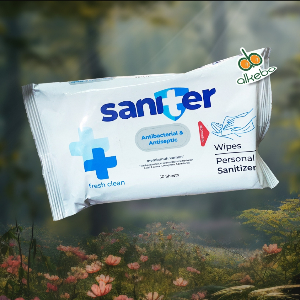 Jual Saniter Personal Wipes Sanitizer 50 Sheet / Tissue Basah ...
