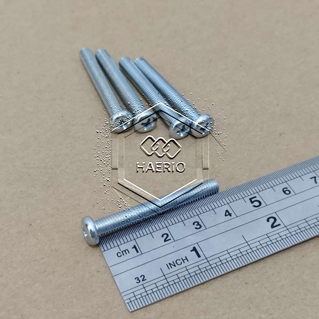 Jual BAUT JP M5X40 PAN HEAD SEKRUP M5 X 40 PANJANG 4CM 4 CM 5X40 5 X 40 MM 40MM OBENG PLUS SKRUP ...