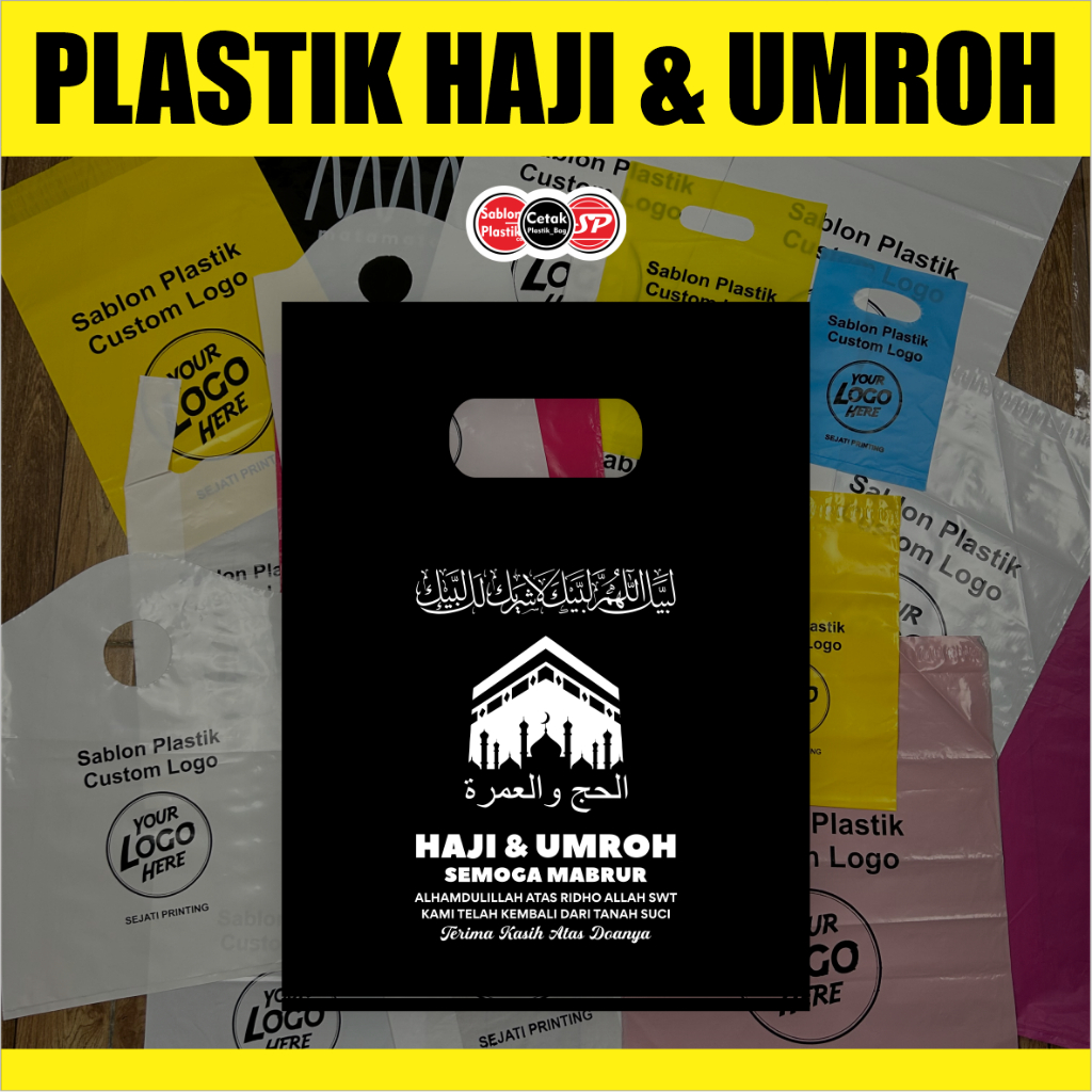 Jual (Isi 50Pcs Hitam Size 35cm x 50cm) Kantong Plastik Ibadah Haji ...