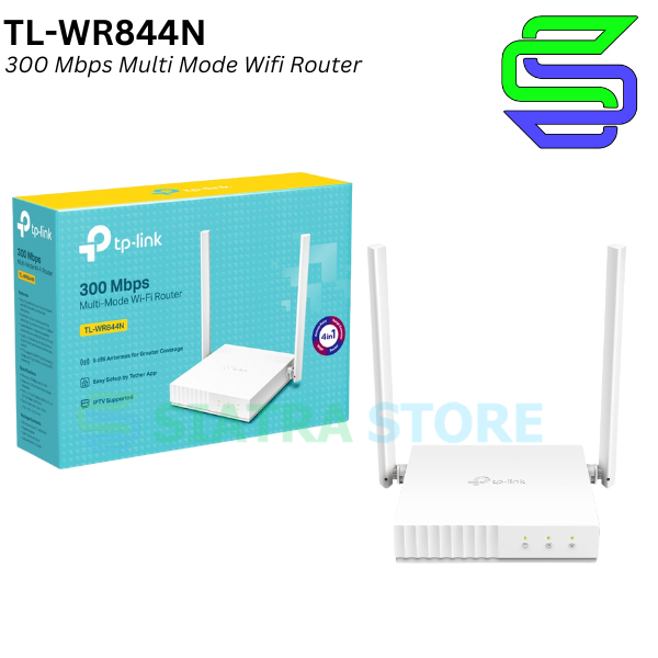Jual TP-Link TL-WR844N 300Mbps Access Point WI-FI Router Tplink WR 844N ...