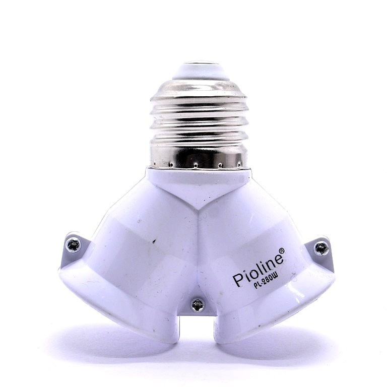 Jual PAC 12K FITING CABANG Fitting Cabang 2 Fiting Lampu Ganda 2 In 1 ...