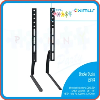 Jual Office Equipment OXIMUS BRACKET TV STAND EV-64 (26-43in) MAX 45kg ...