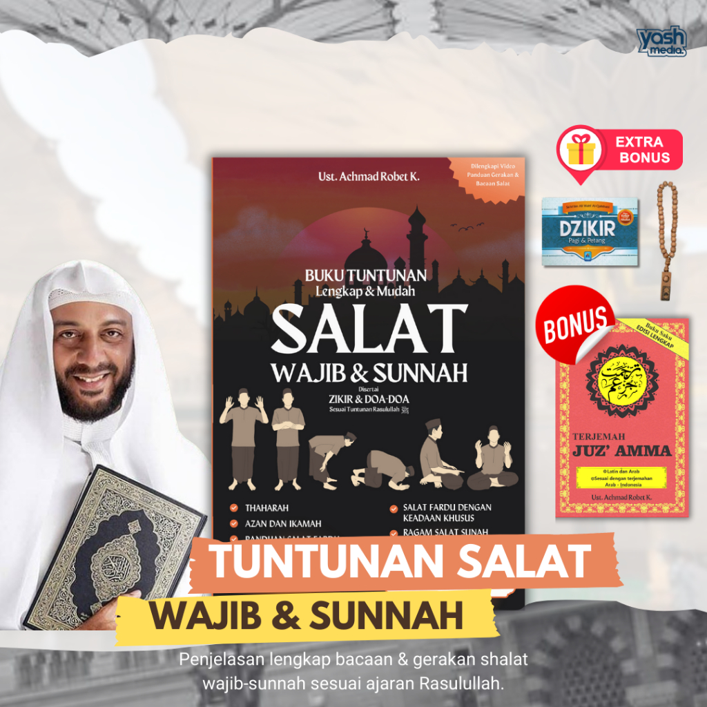 Jual Buku Sholat Lengkap Salat Wajib & Sunnah Tuntunan ORIGINAL (Bonus : Juz Amma + Tasbih ...