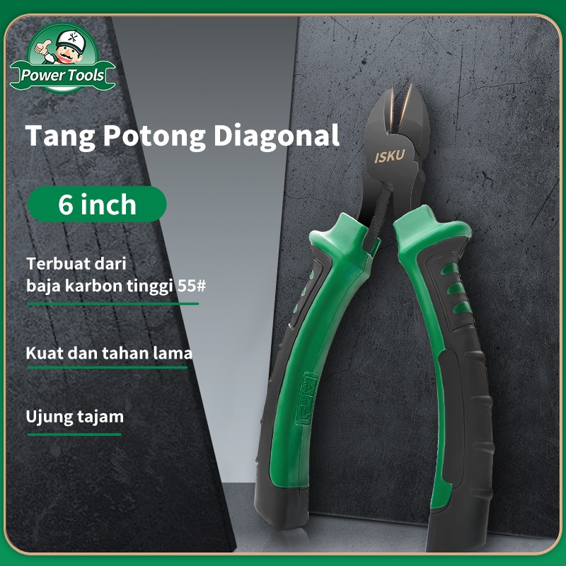 Jual ISKU Tang Potong 6 Inch / Tang Gunting Kawat Kabel | Shopee Indonesia