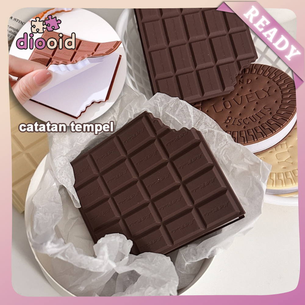 Jual [Ready]Notebook Mini Motif Lucu Biskuit Cokelat Isi 80 Lembar Buku ...