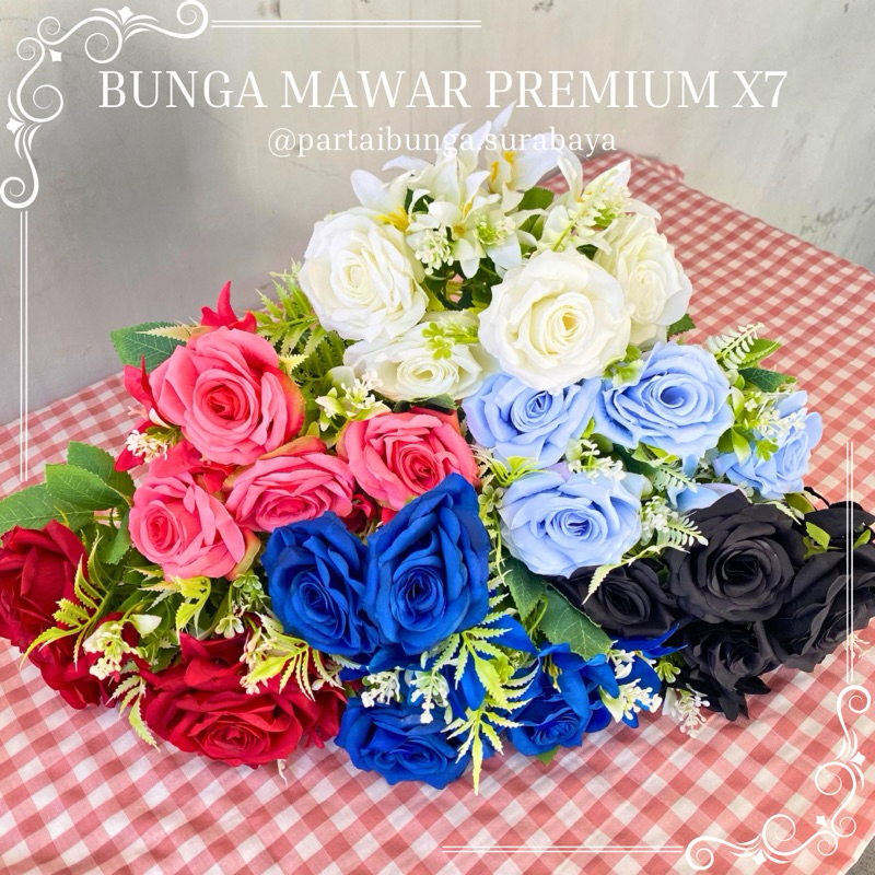 Jual BUNGA MAWAR BUCKET PREMIUM CABANG 7 I BUNGA MAWAR BUCKET HIAS I ...