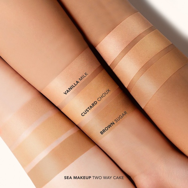 Jual SEA MAKEUP Acne Cover & Smooth Two Way Cake TWC Pressed Powder and ...