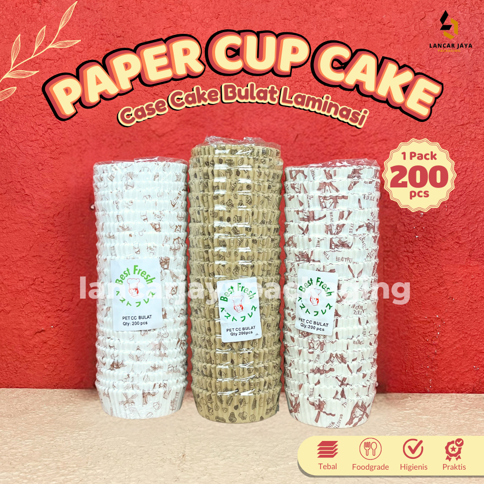 Jual Cup Roti Kertas Bulat Kincir Holland Paper Case Tempat Kue Cupcake ...