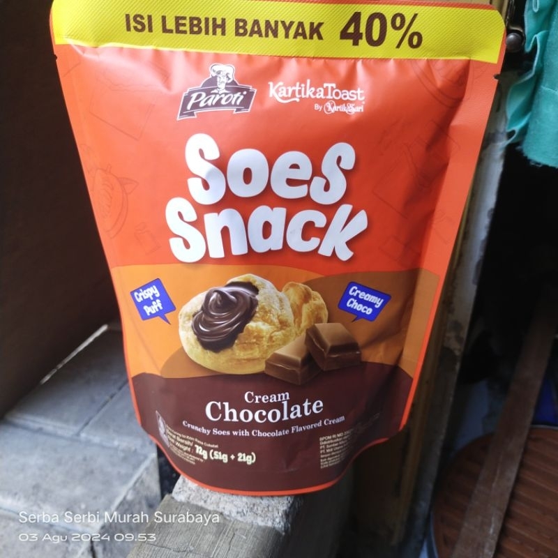 Jual biskuit roti soes Snack paroti 72 gram | Shopee Indonesia