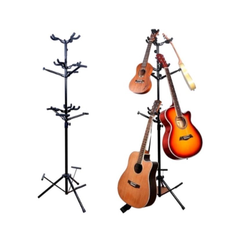Jual Stand gitar untuk 9 gitar taiwan model berdiri (free pick gitar ...