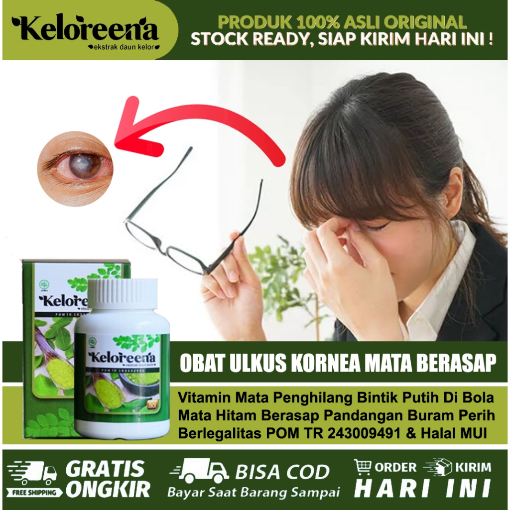 Jual Obat Ulkus Kornea Mata, Luka Mata, Menghilangkan Titik Putih Di ...
