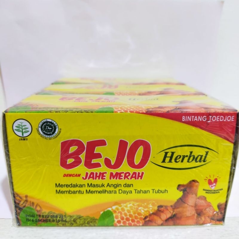 Jual Bejo Jahe Merah Sachet Pack (6 Sachet) | Shopee Indonesia