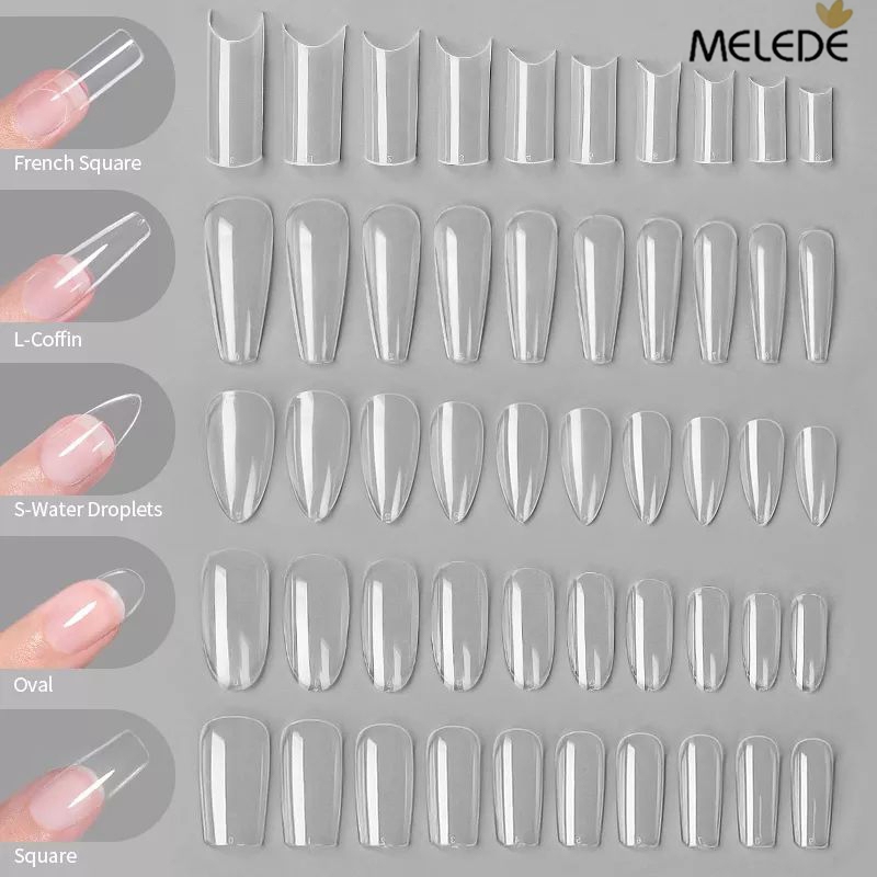Jual MELEDE 100pcs box Kuku Palsu extension/KUKU PALSU Nail Art DIY ...