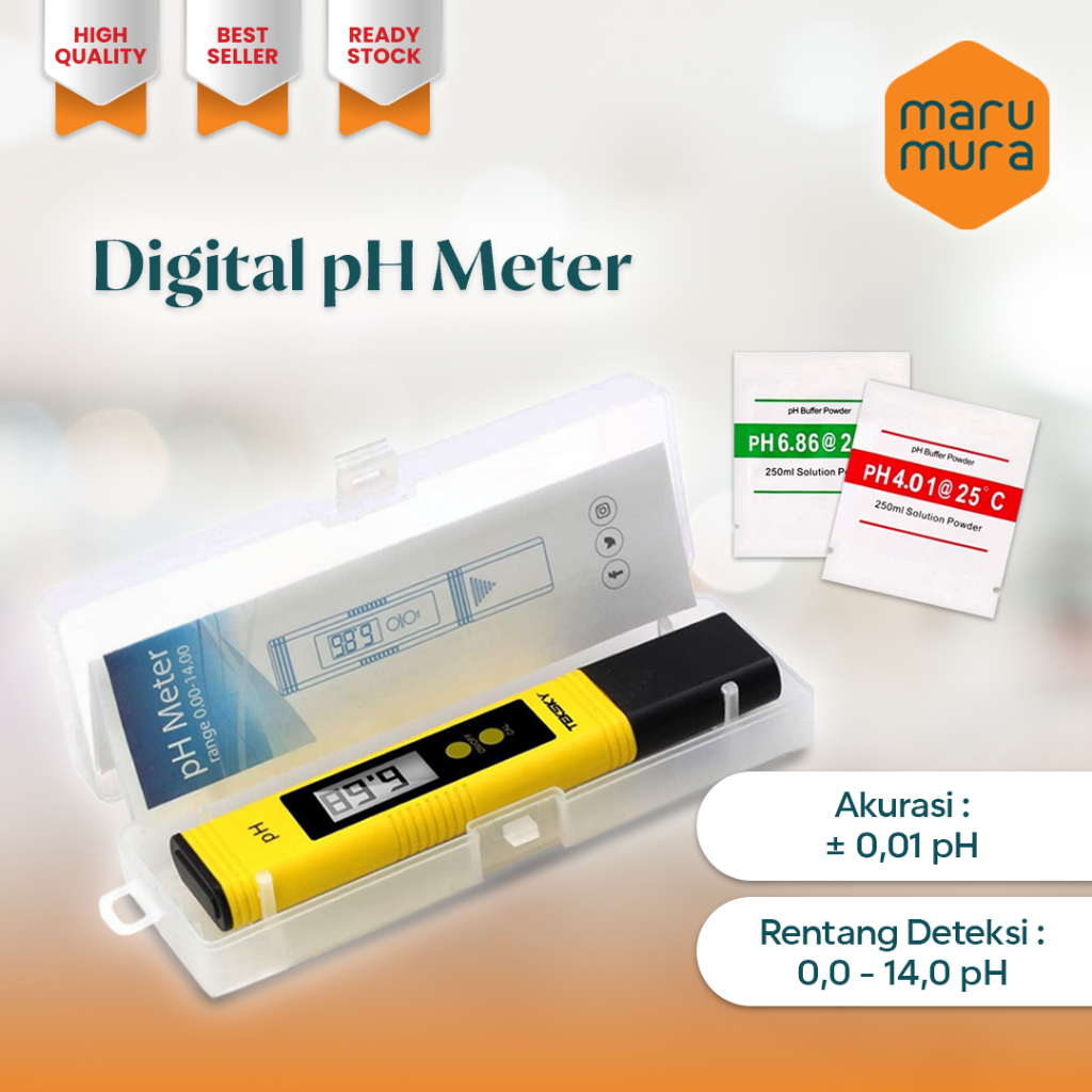 Jual Marumura PH Meter | PH Digital | Tester PH | Alat Pengukur ...