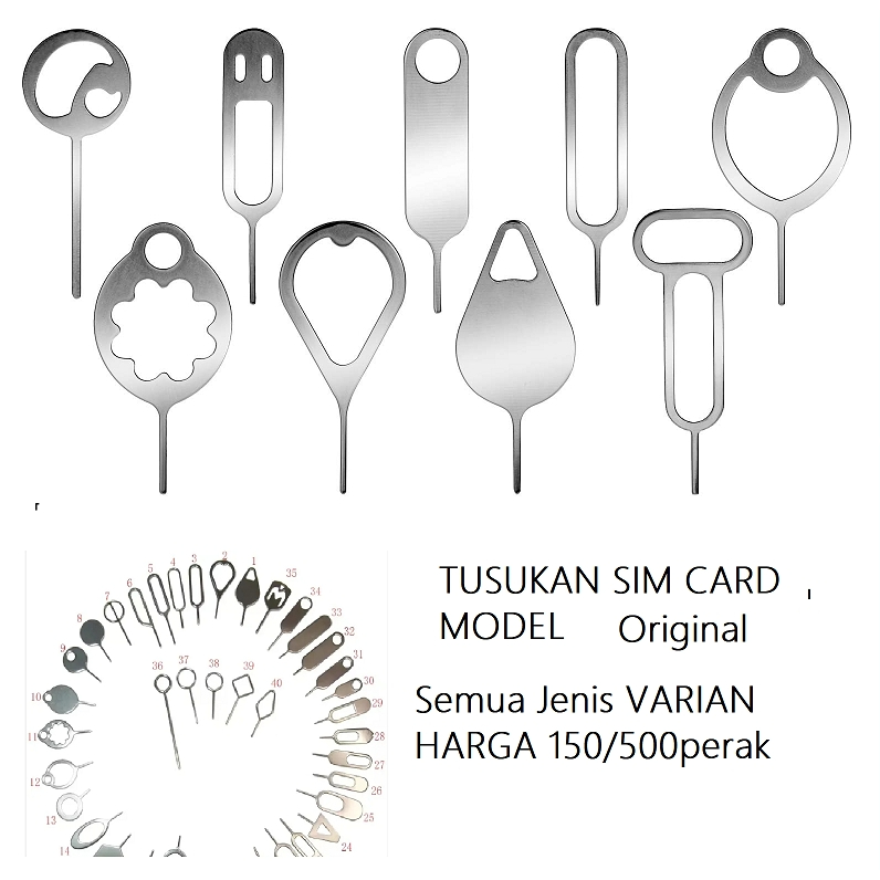 Jual Model ORIGINAL [ Tusukan Jarum ] Bentuk!! Jarum Tusuk an SIM TREY ...