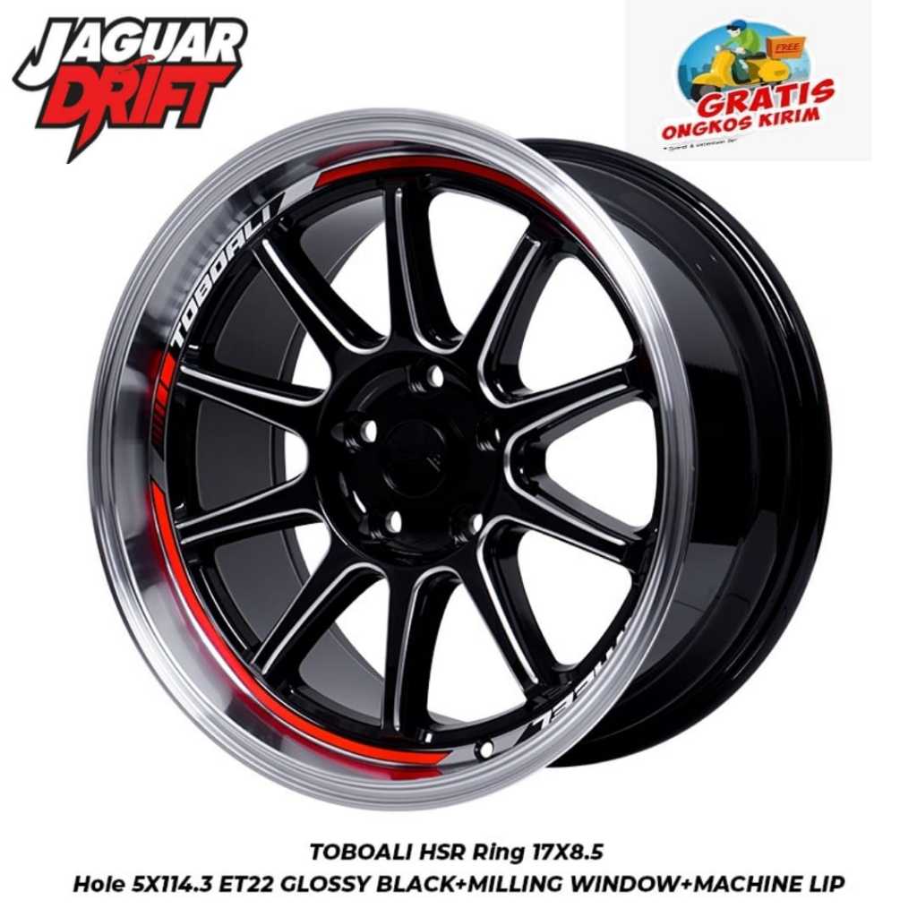 Jual velg mobil hsr toboali ring 17 lebar 8.5 rata pelk bisa untuk ...
