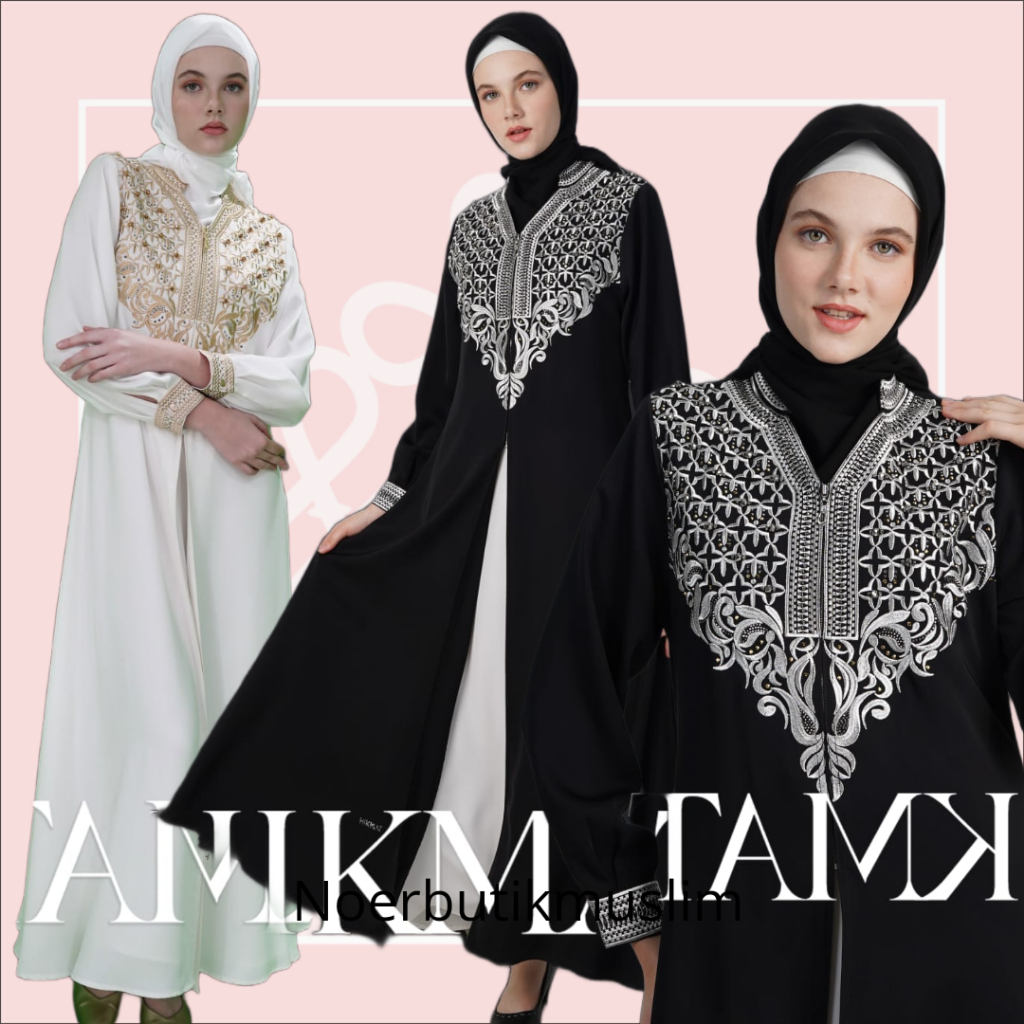 Jual Hikmat Fashion Original A2111-02 Abaya Hikmat noerbutikmuslim Gamis turki Gamis turkey ...