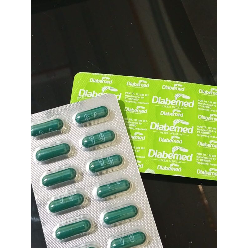 Jual diabemed kapsul ORIGINAL strip isi 12 capsule | Shopee Indonesia