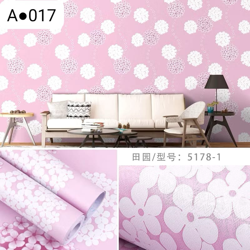 Jual Walpaper Sticker Dinding Kamar, Ruang Tamu 45Cm x 8 Meter | Shopee ...