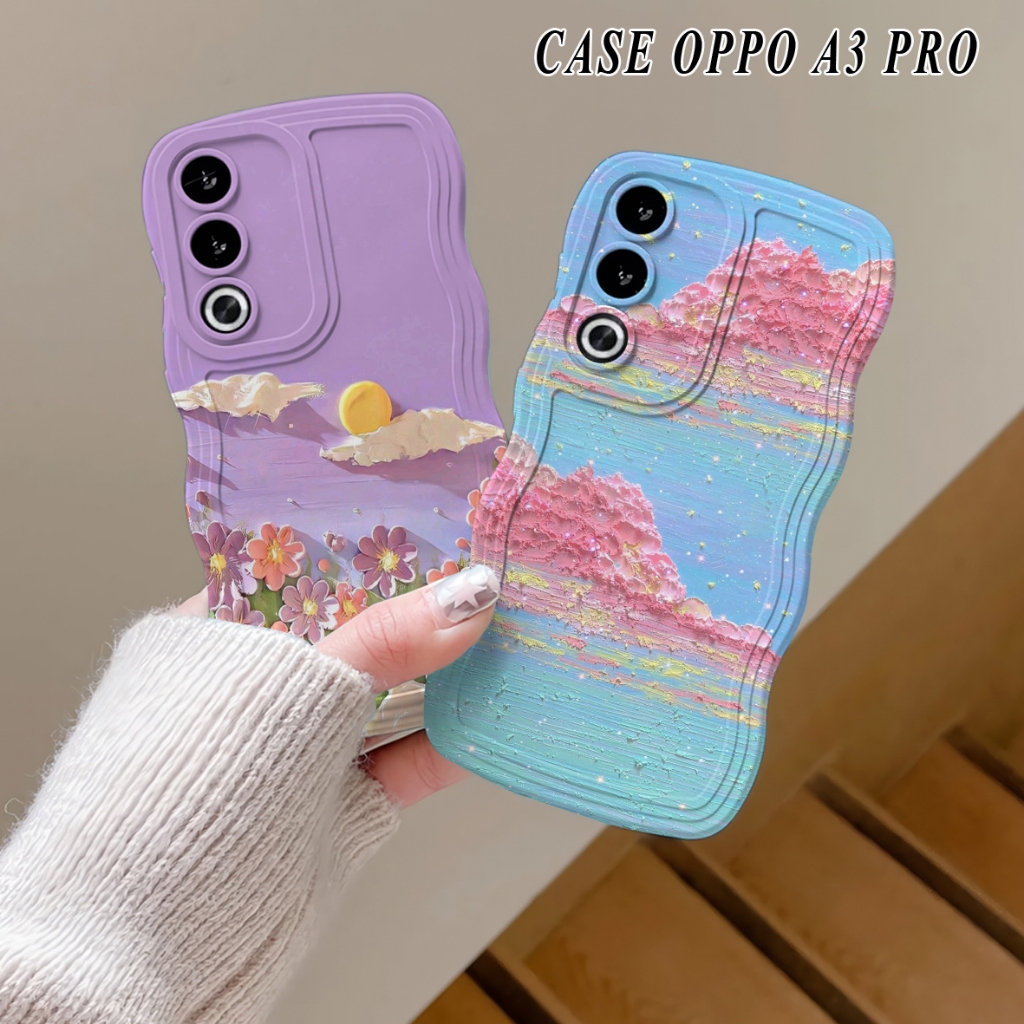 Jual CASE GELOMBANG HP OPPO A3 PRO 2024 SOFTCASE GELOMBANG WAVE ...