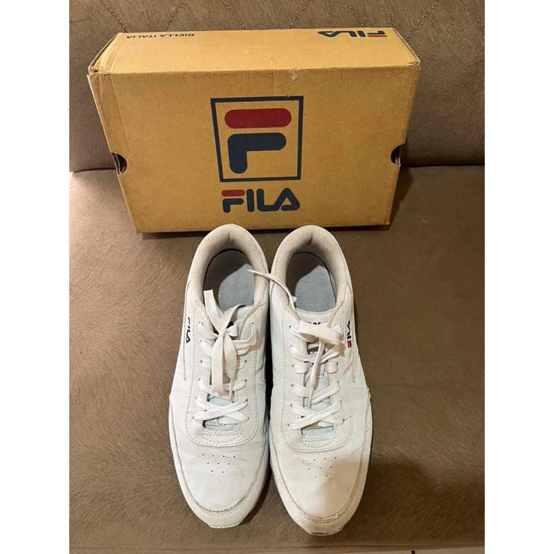 Jual Fila sepatu Queen All white Preloved | Shopee Indonesia