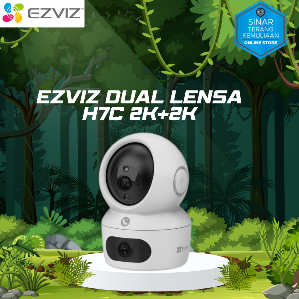 Jual EZVIZ H7C 4MP+4MP DUAL Lensa WiFi Smart Camera | Shopee Indonesia
