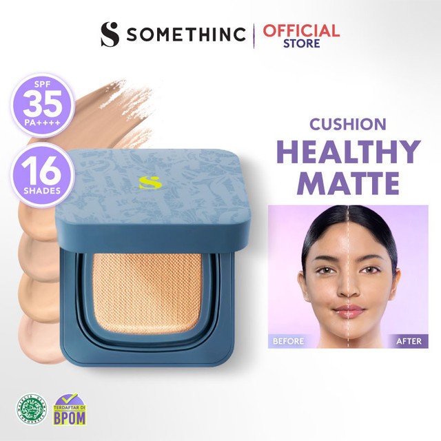 Jual SOMETHINC HOOMAN Breathable UV Cushion Cover SPF 35 PA++++ - Cushion Matte Finish | Shopee ...