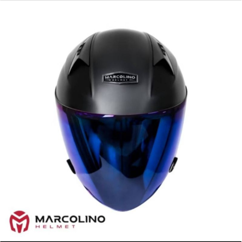 Jual Marcolino Helmet Senna Edition Black Doff | Shopee Indonesia